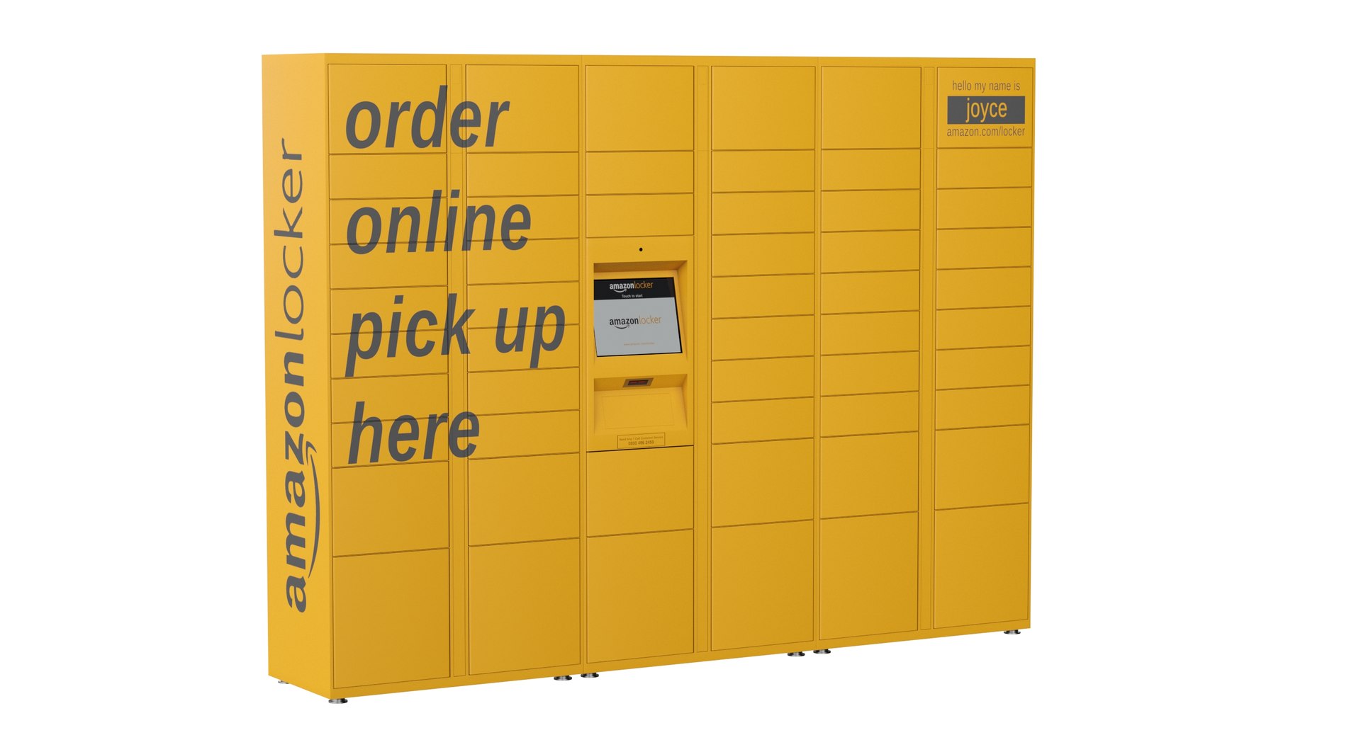 3D Amazon Parcels Locker - TurboSquid 1416928