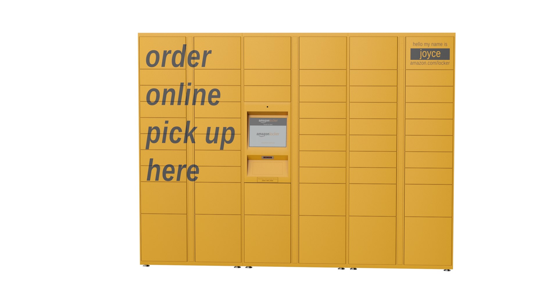 3D Amazon Parcels Locker - TurboSquid 1416928