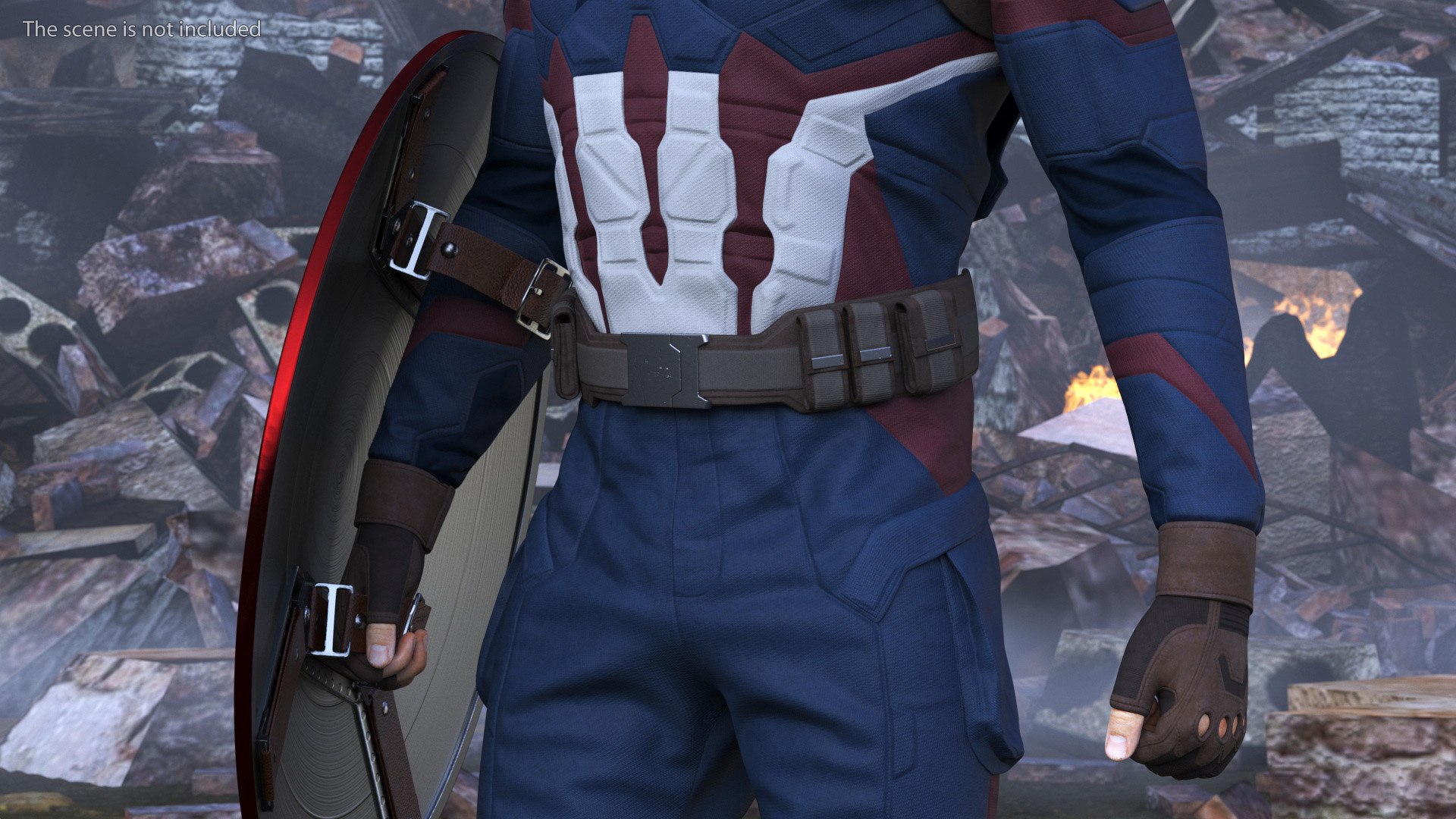 Captain America Standing Model - TurboSquid 2042257