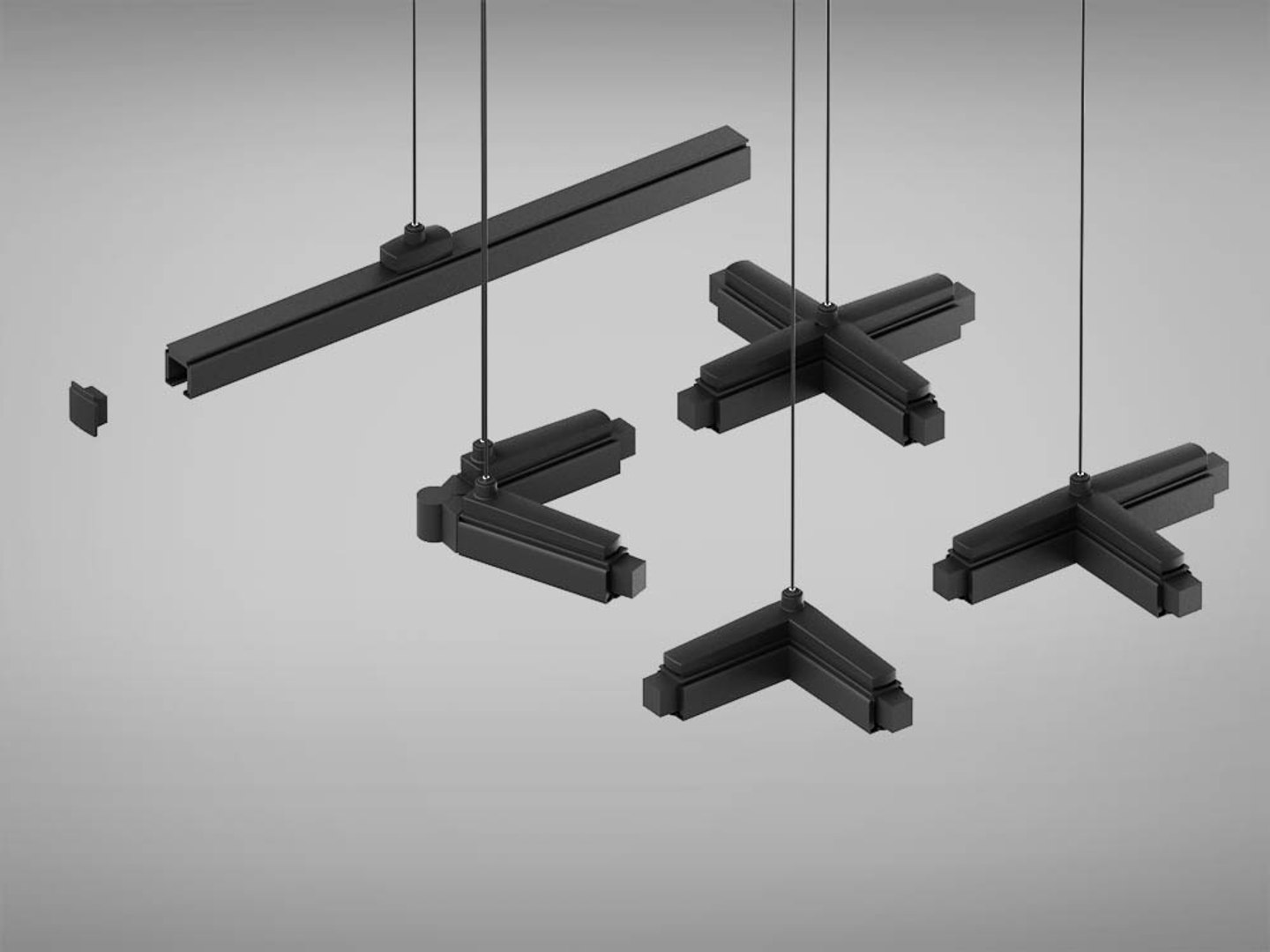 3d Model Spot Track Ceiling Surfaced
