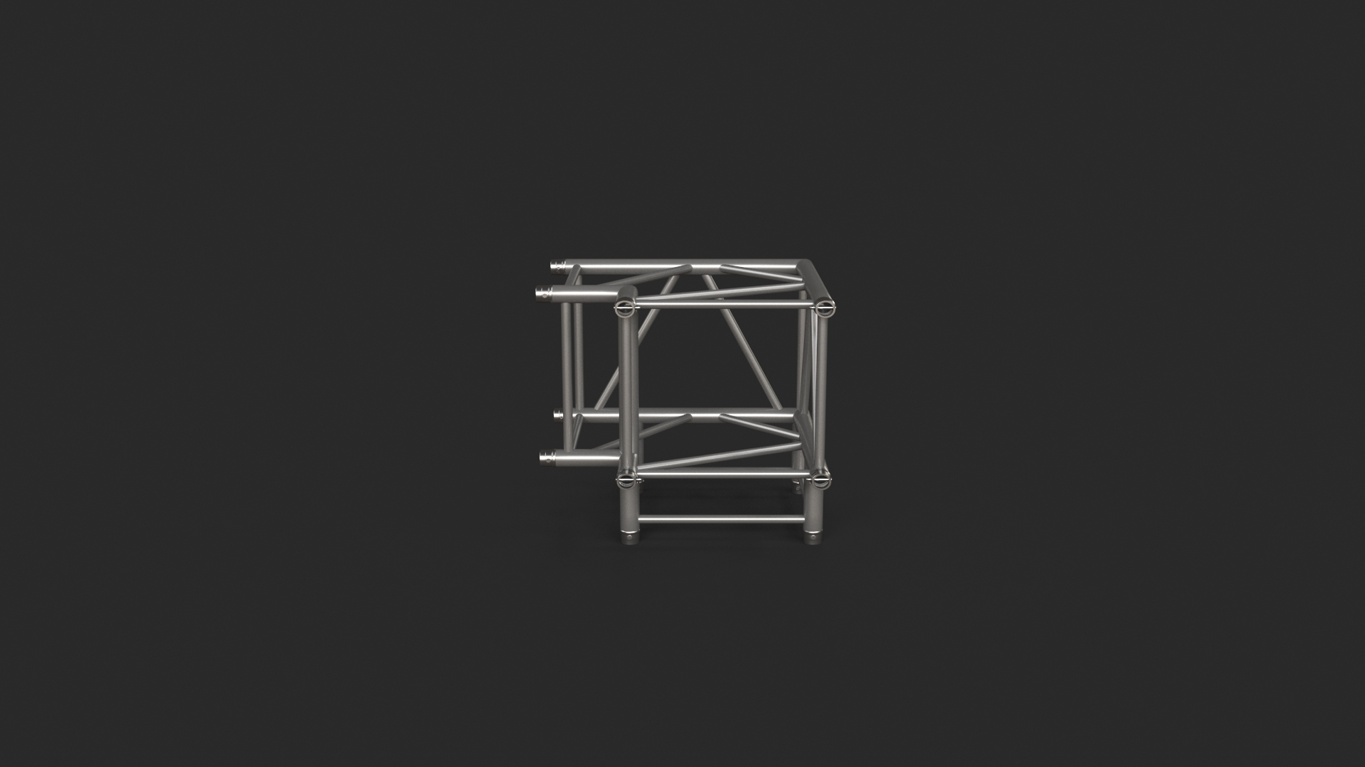 Square Truss Straight A 52D K4 3D - TurboSquid 2042492