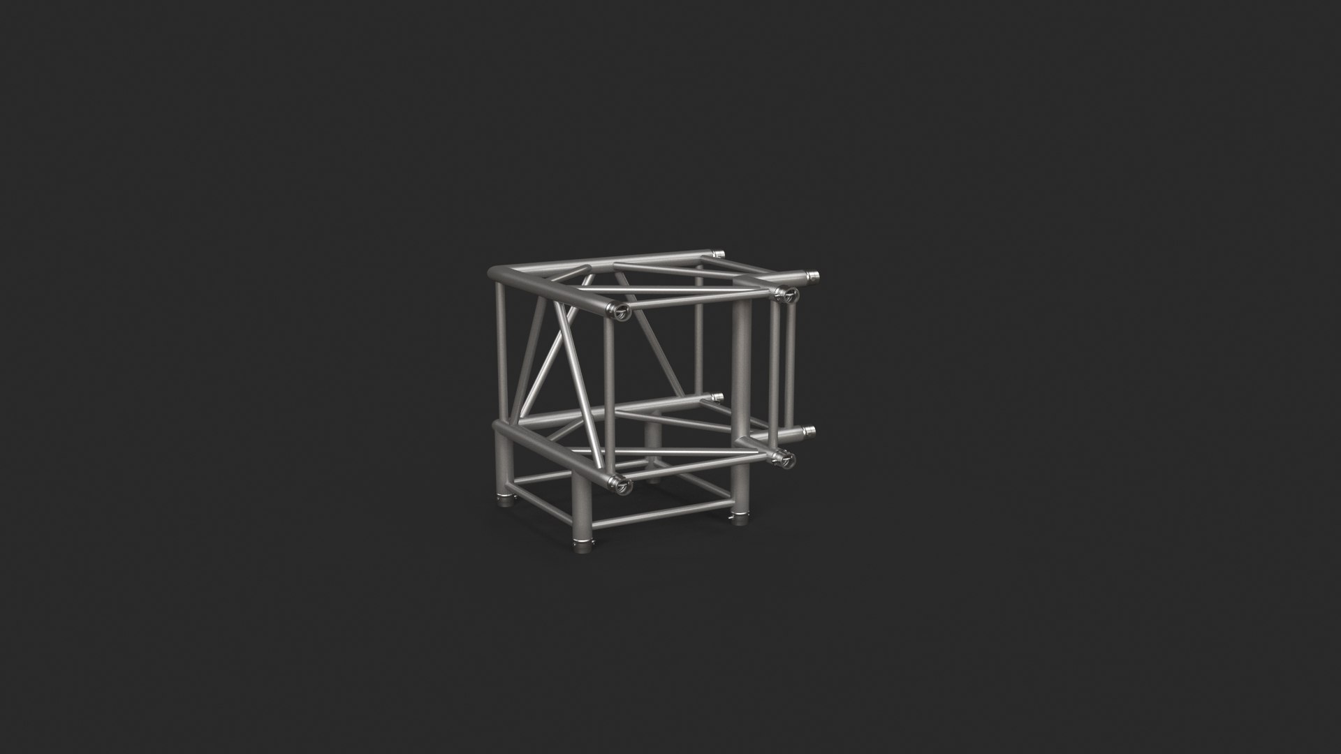 Square Truss Straight A 52D K4 3D - TurboSquid 2042492