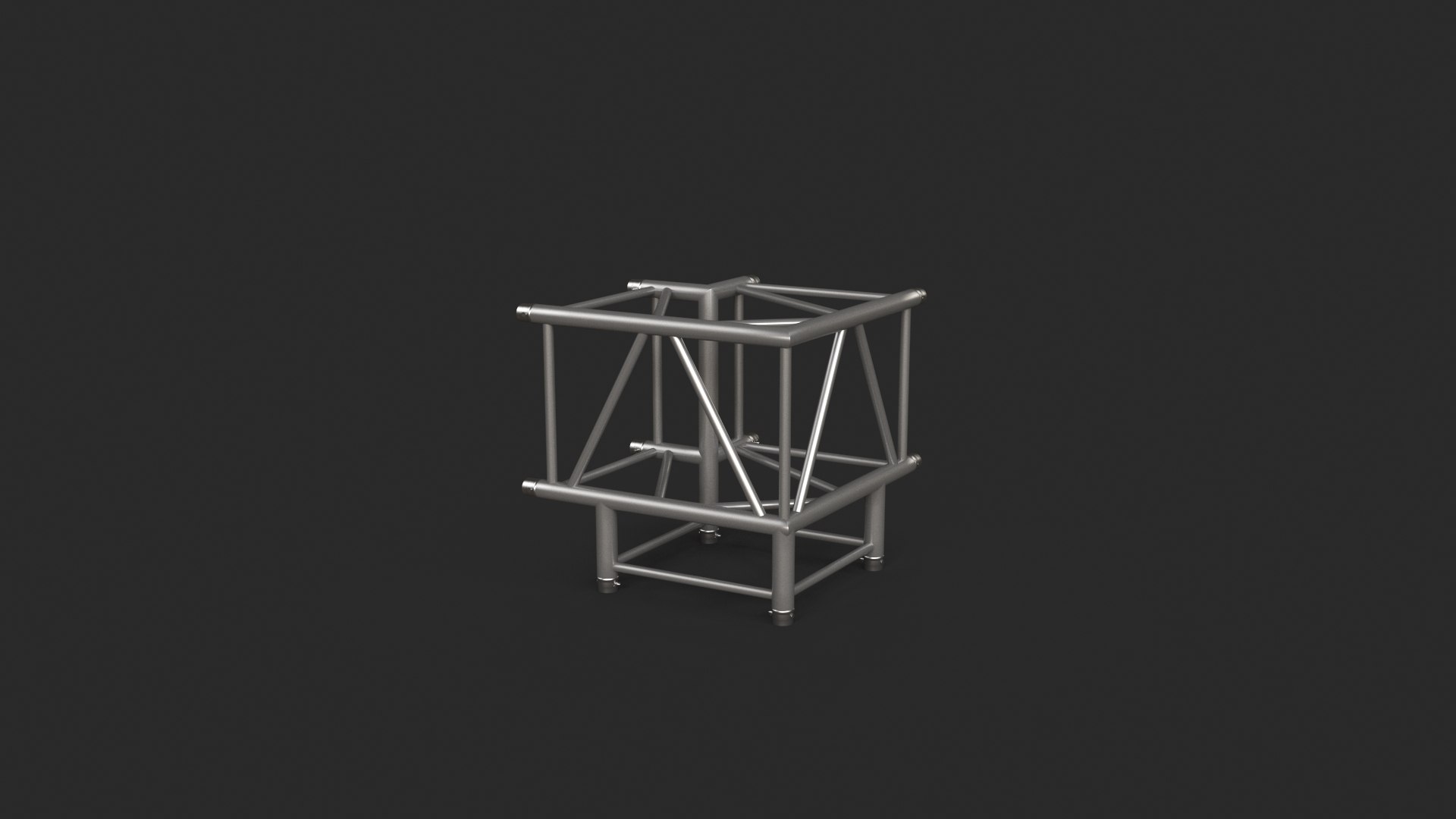 Square Truss Straight A 52D K4 3D - TurboSquid 2042492