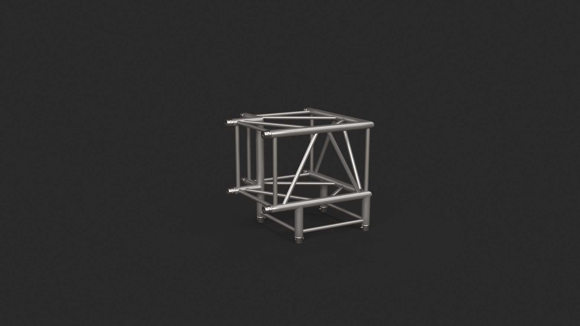 Square Truss Straight A 52D K4 3D - TurboSquid 2042492