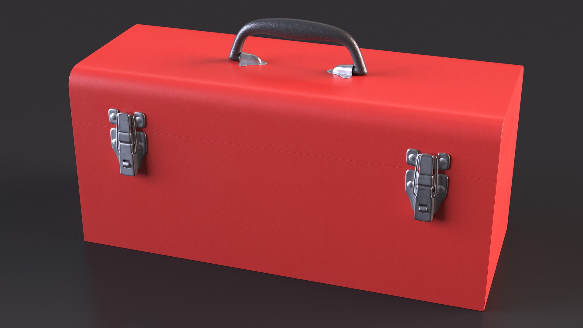 Metal Toolbox Red 3D model - TurboSquid 2170493