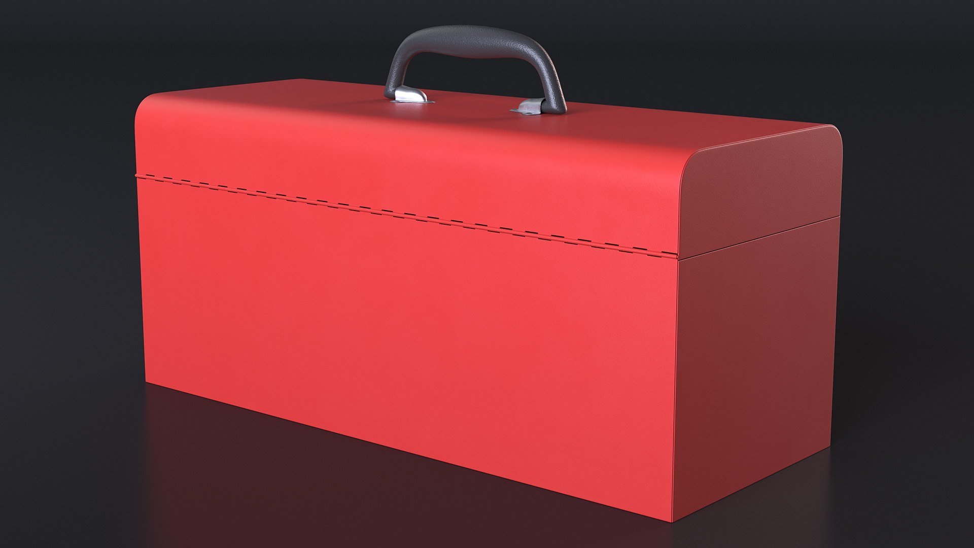 Metal Toolbox Red 3D model - TurboSquid 2170493