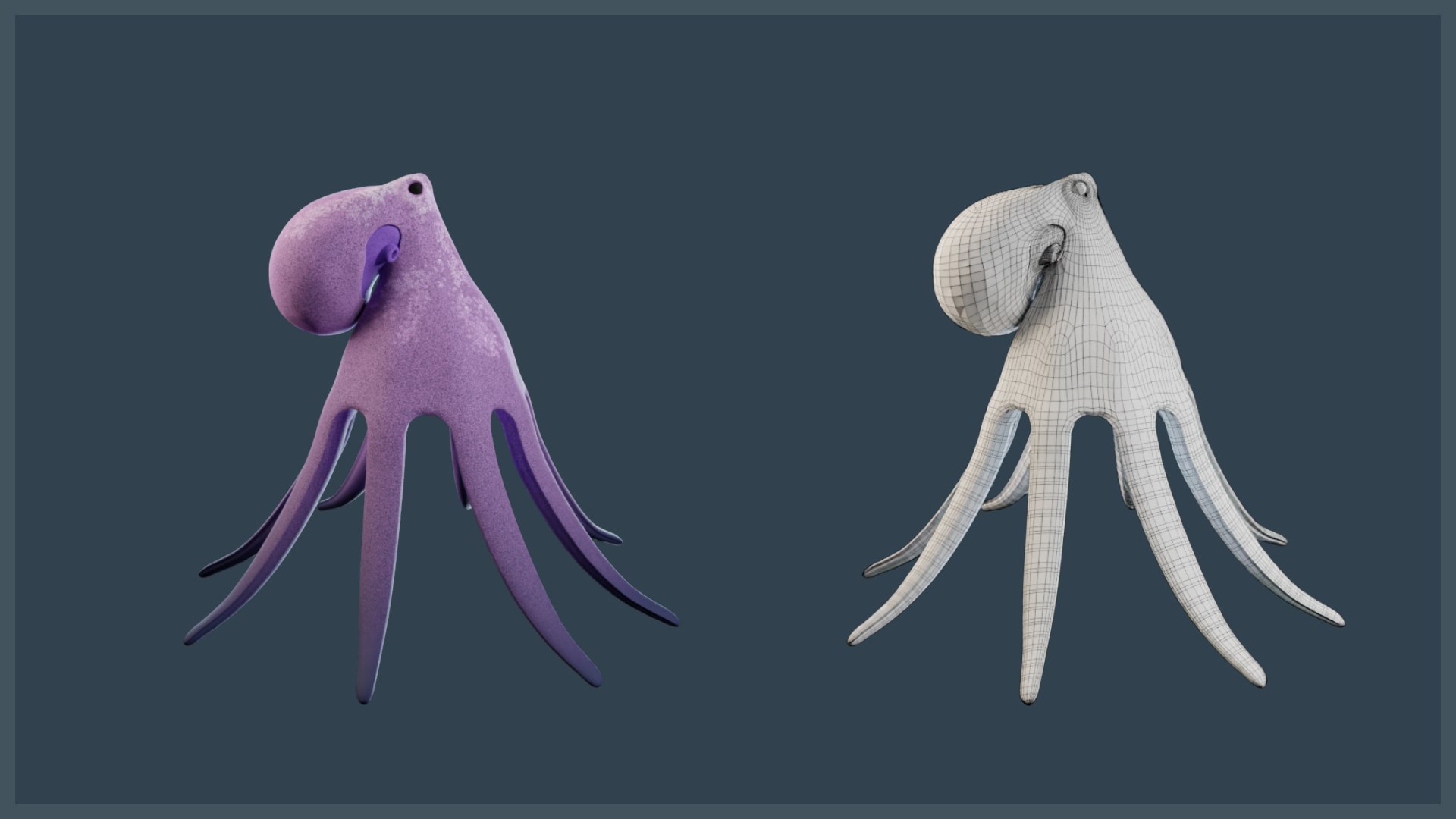 3D octopus swimming animation model - TurboSquid 1609029