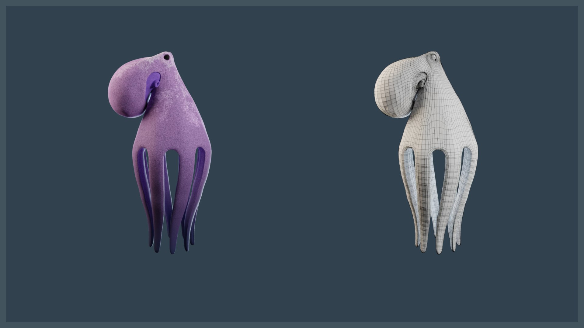 3D octopus swimming animation model - TurboSquid 1609029