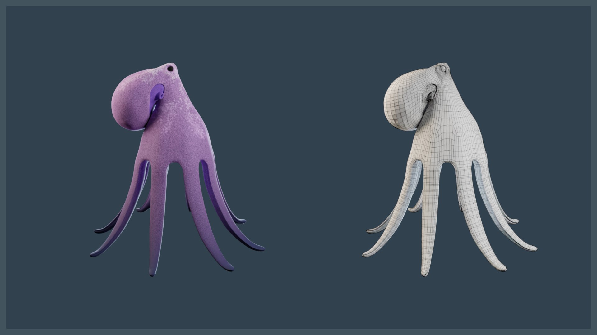 3D octopus swimming animation model - TurboSquid 1609029