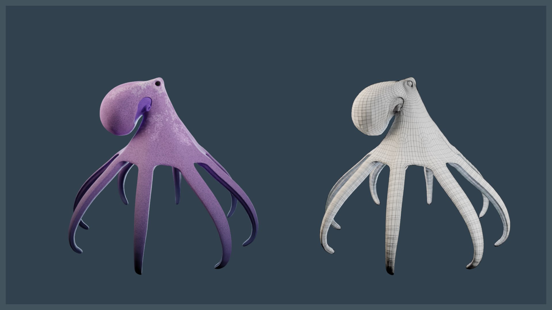 3D octopus swimming animation model - TurboSquid 1609029