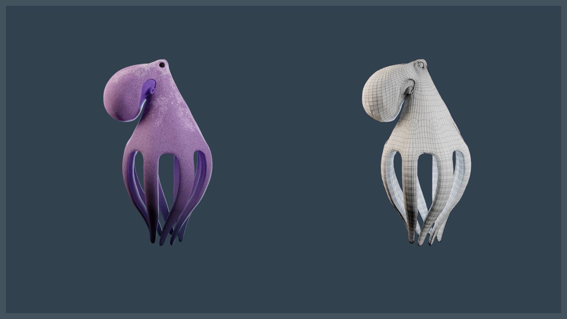 3D octopus swimming animation model - TurboSquid 1609029