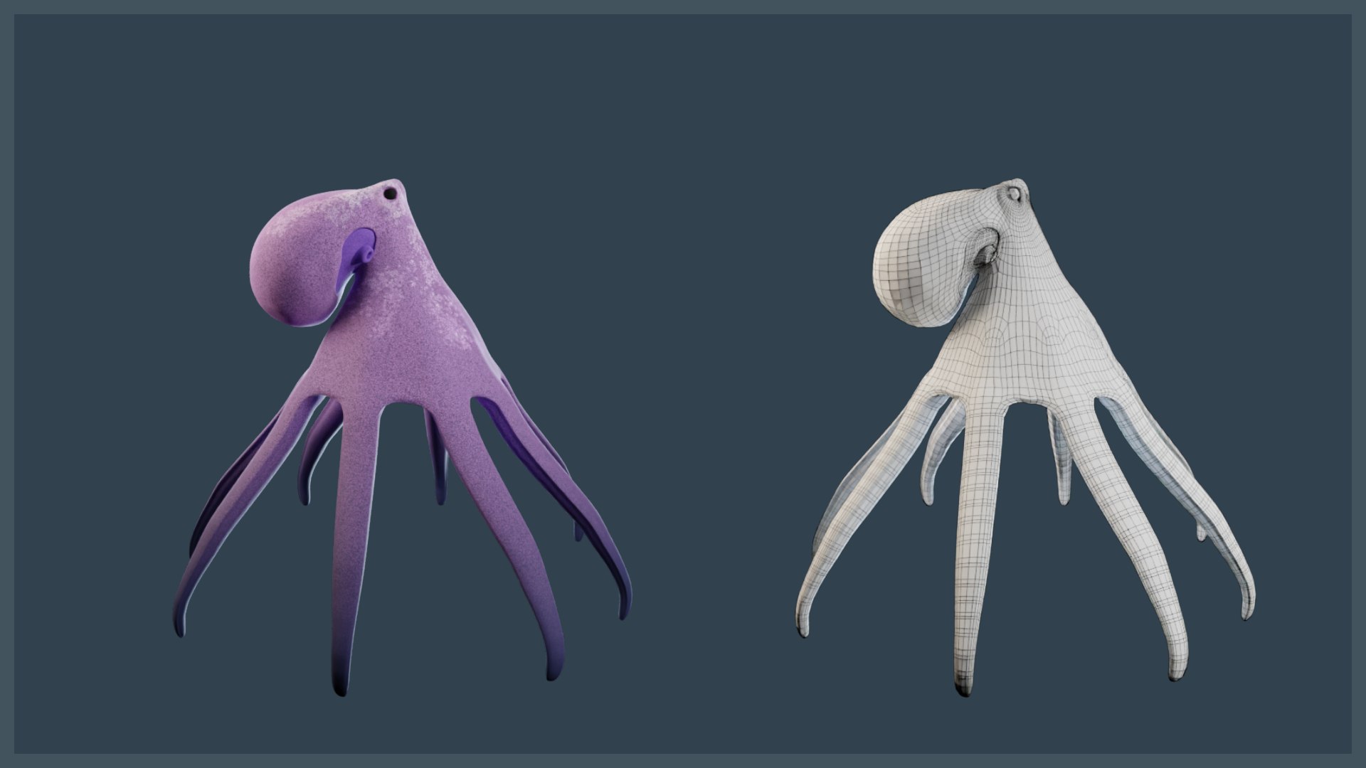 3D octopus swimming animation model - TurboSquid 1609029