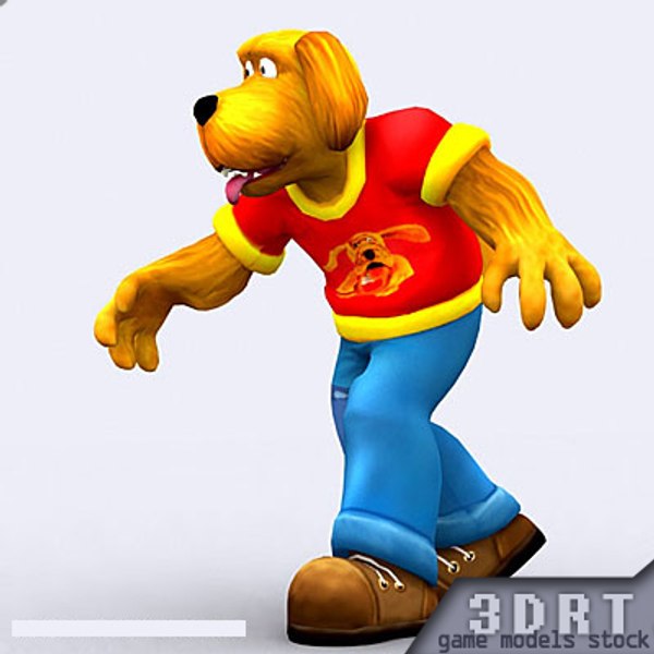 3d doggy dog model