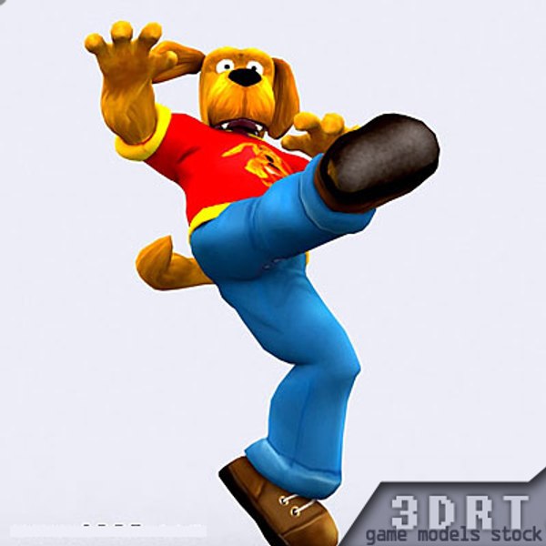 3d doggy dog model