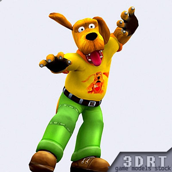 3d doggy dog model