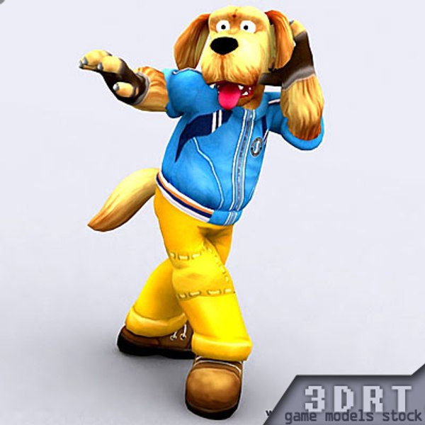 3d doggy dog model