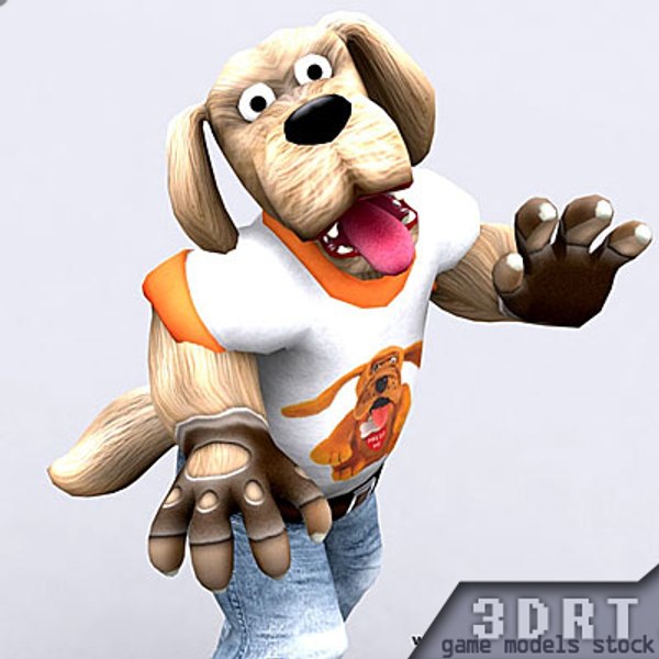3d doggy dog model