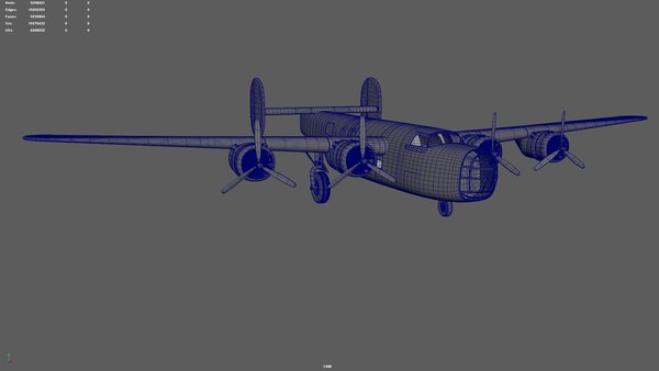 modelo 3d B-24 Liberator express - TurboSquid 1982909