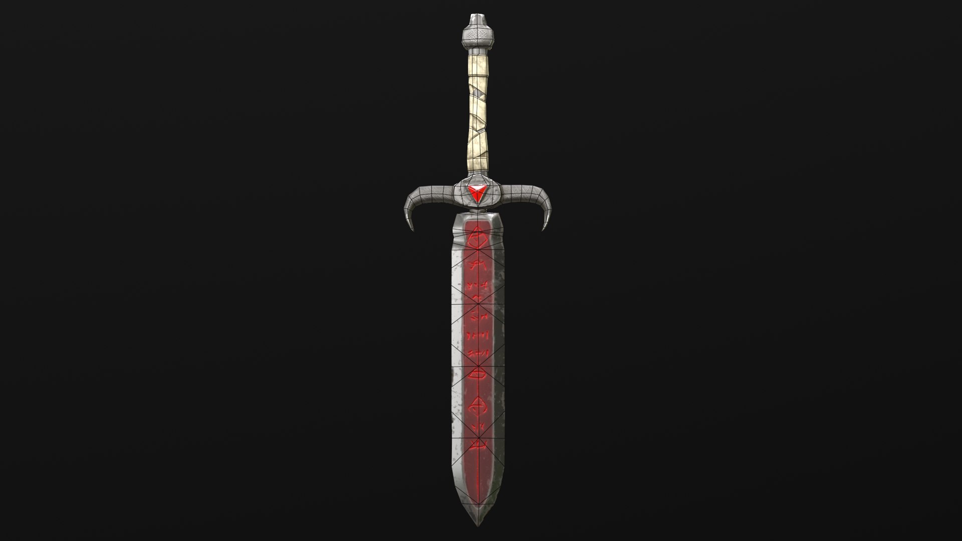 3D Dark Sword Model - TurboSquid 2324319