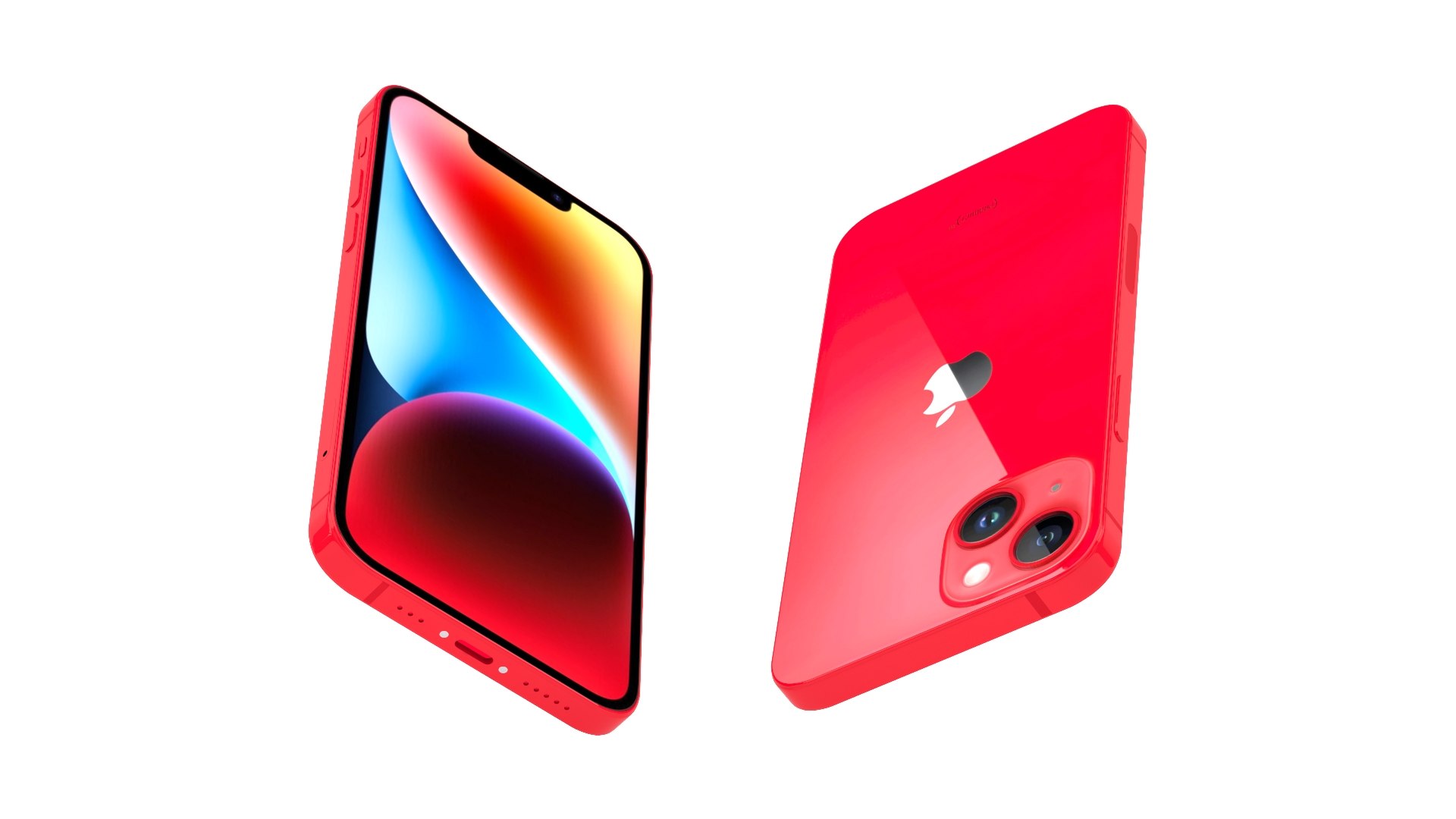 Apple IPhone 14 RED Model - TurboSquid 2046287