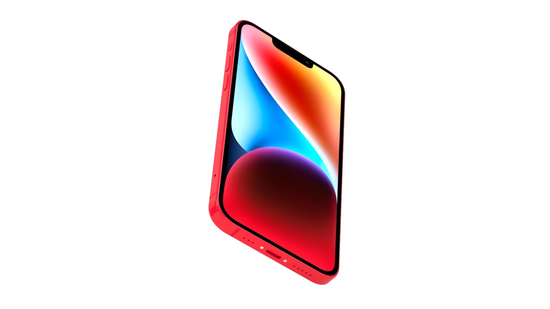 Apple IPhone 14 RED Model - TurboSquid 2046287