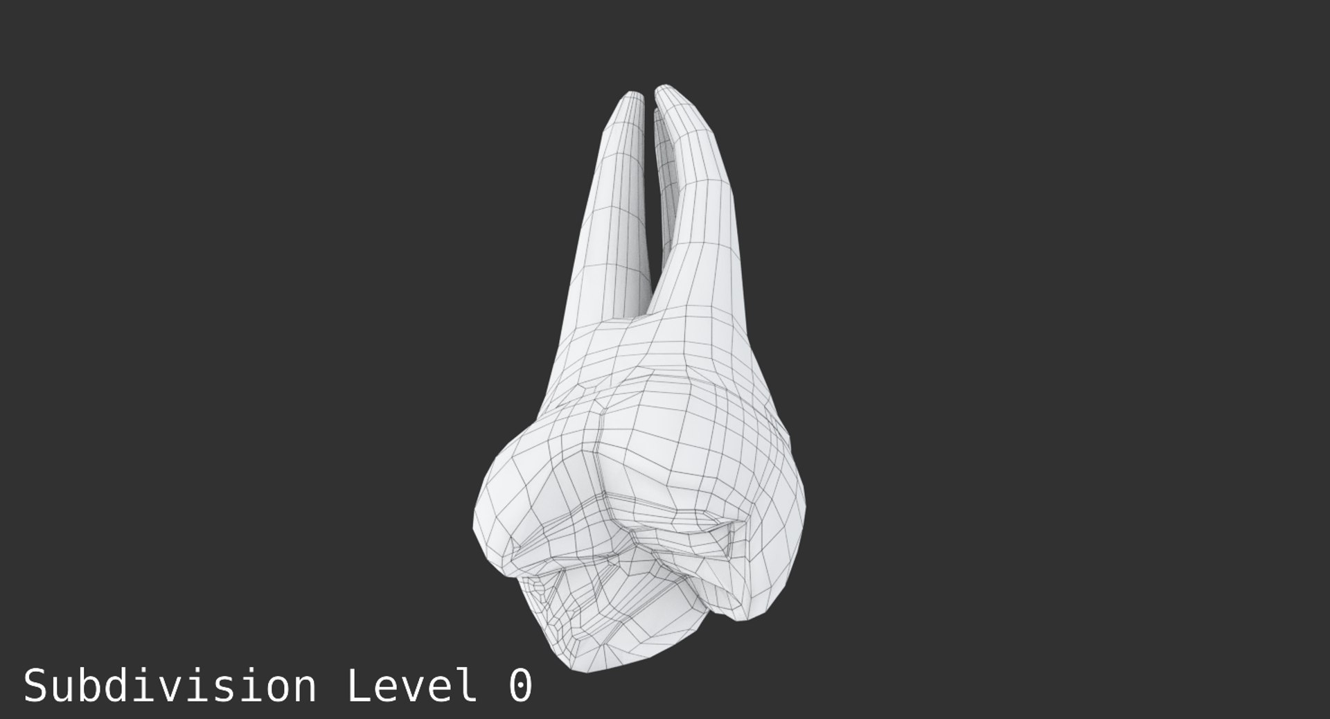 Upper molar 3D model - TurboSquid 1253605