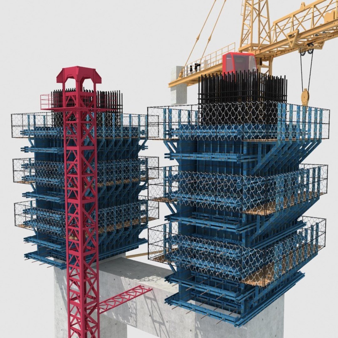 3D Bridge Construction Model - TurboSquid 1522511