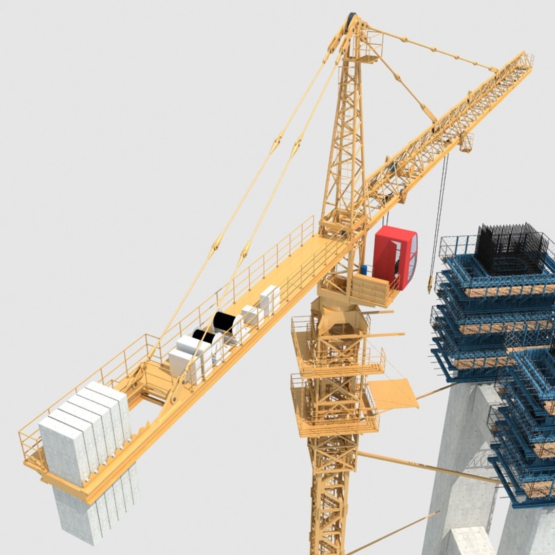 3D Bridge Construction Model - TurboSquid 1522511