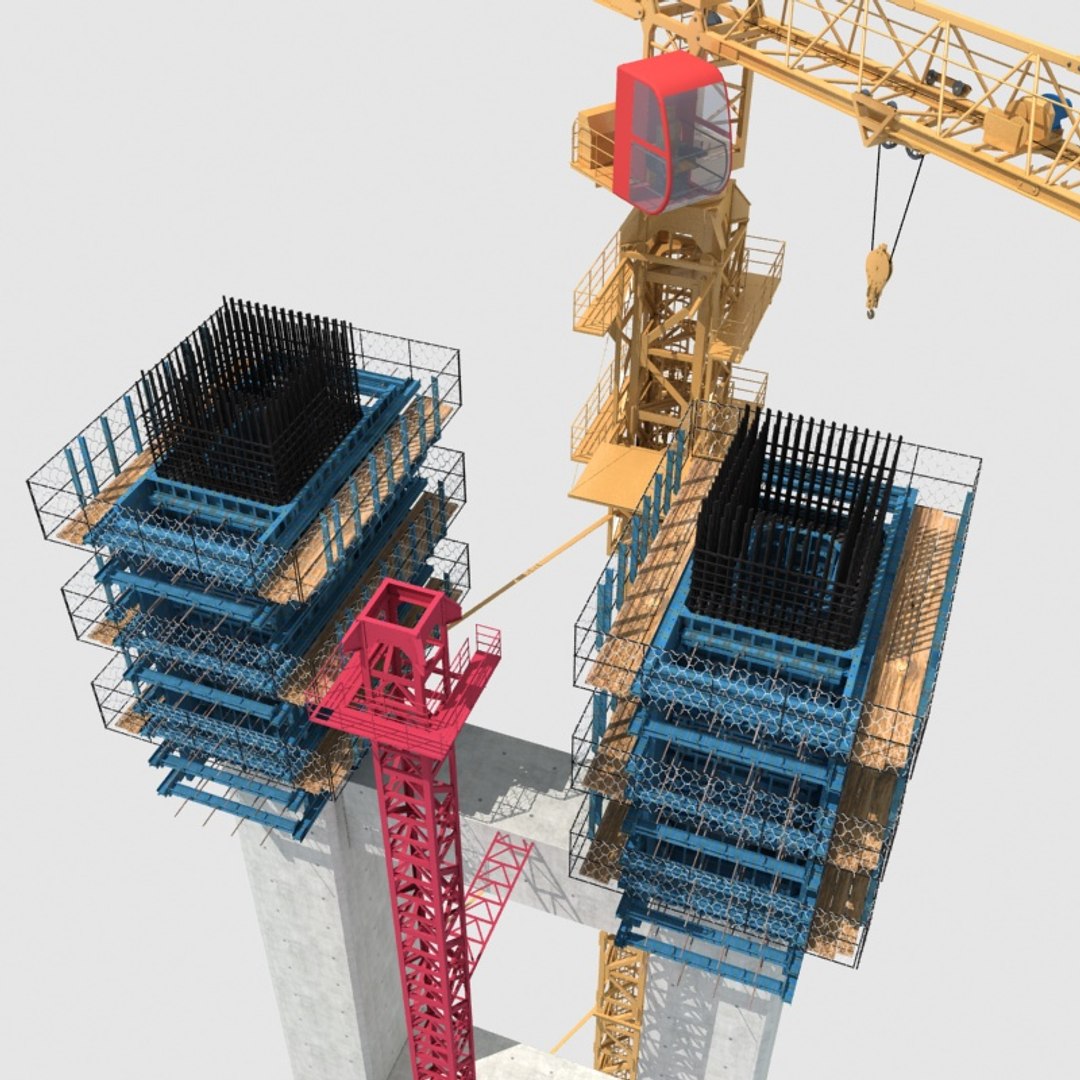 3D Bridge Construction Model - TurboSquid 1522511