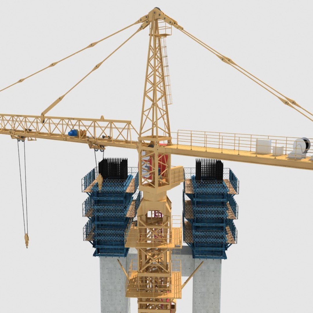 3D Bridge Construction Model - TurboSquid 1522511