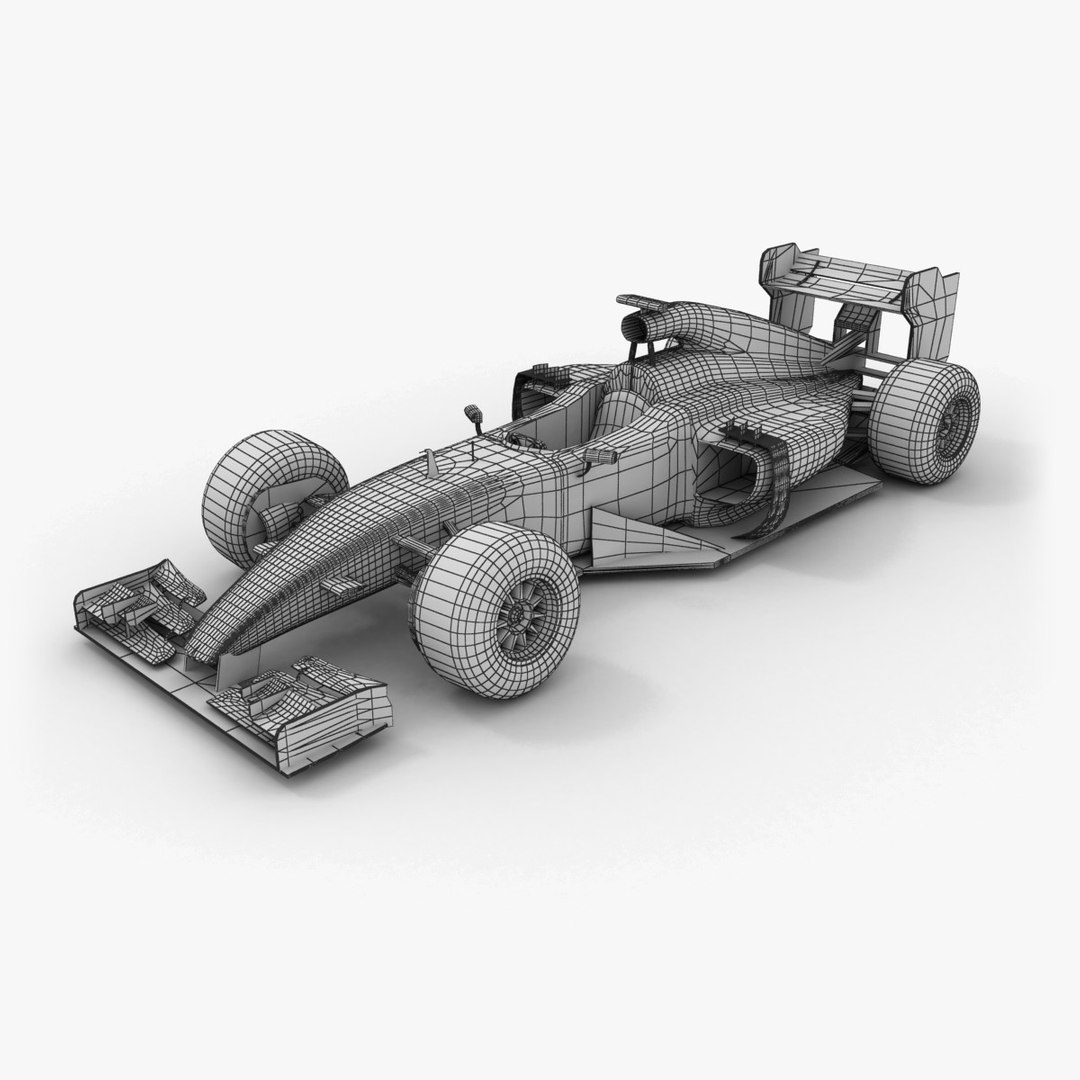 3d Model Generic Formula 1 2015