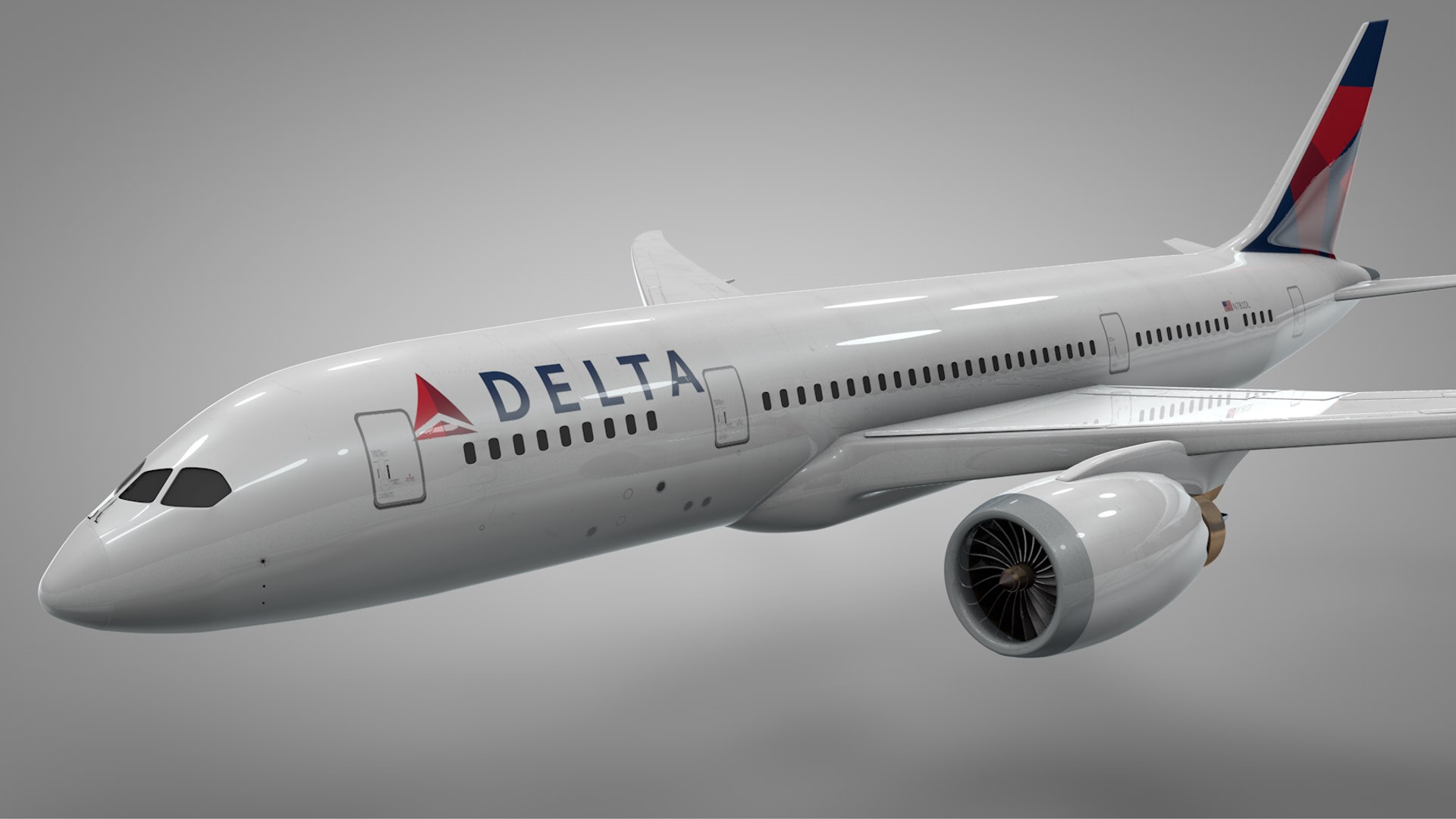 Boeing 787 Dreamliner Delta Model - TurboSquid 1419676