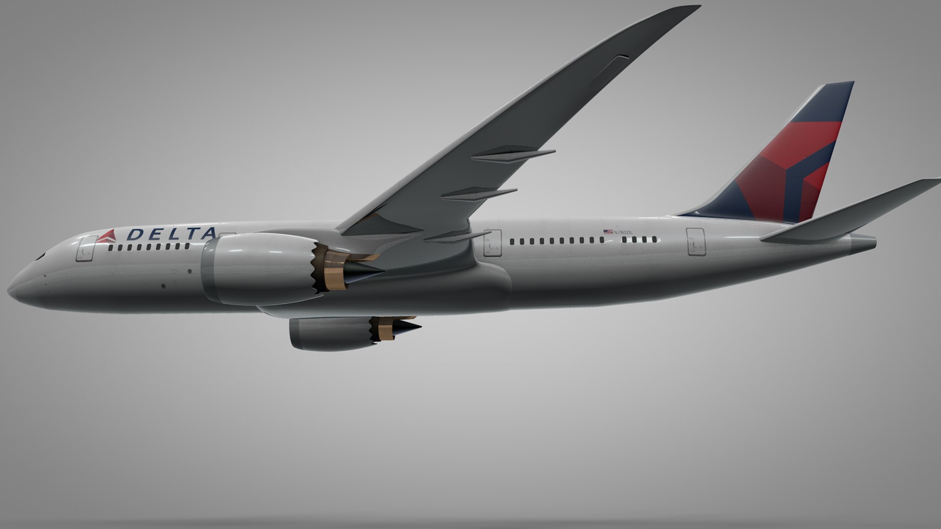 Boeing 787 Dreamliner Delta Model - TurboSquid 1419676