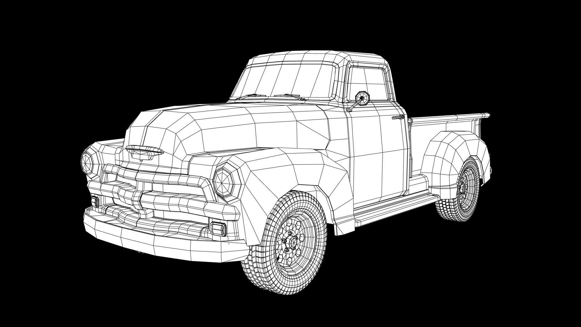 Chevrolet truck 3D model - TurboSquid 1624194