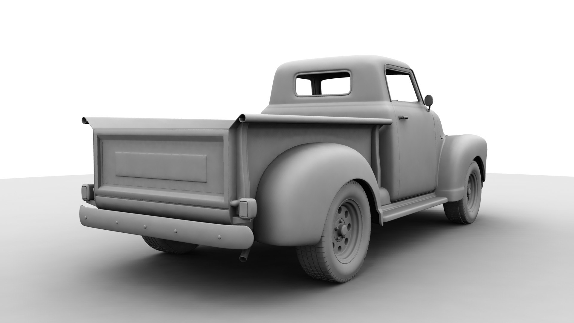 Chevrolet truck 3D model - TurboSquid 1624194
