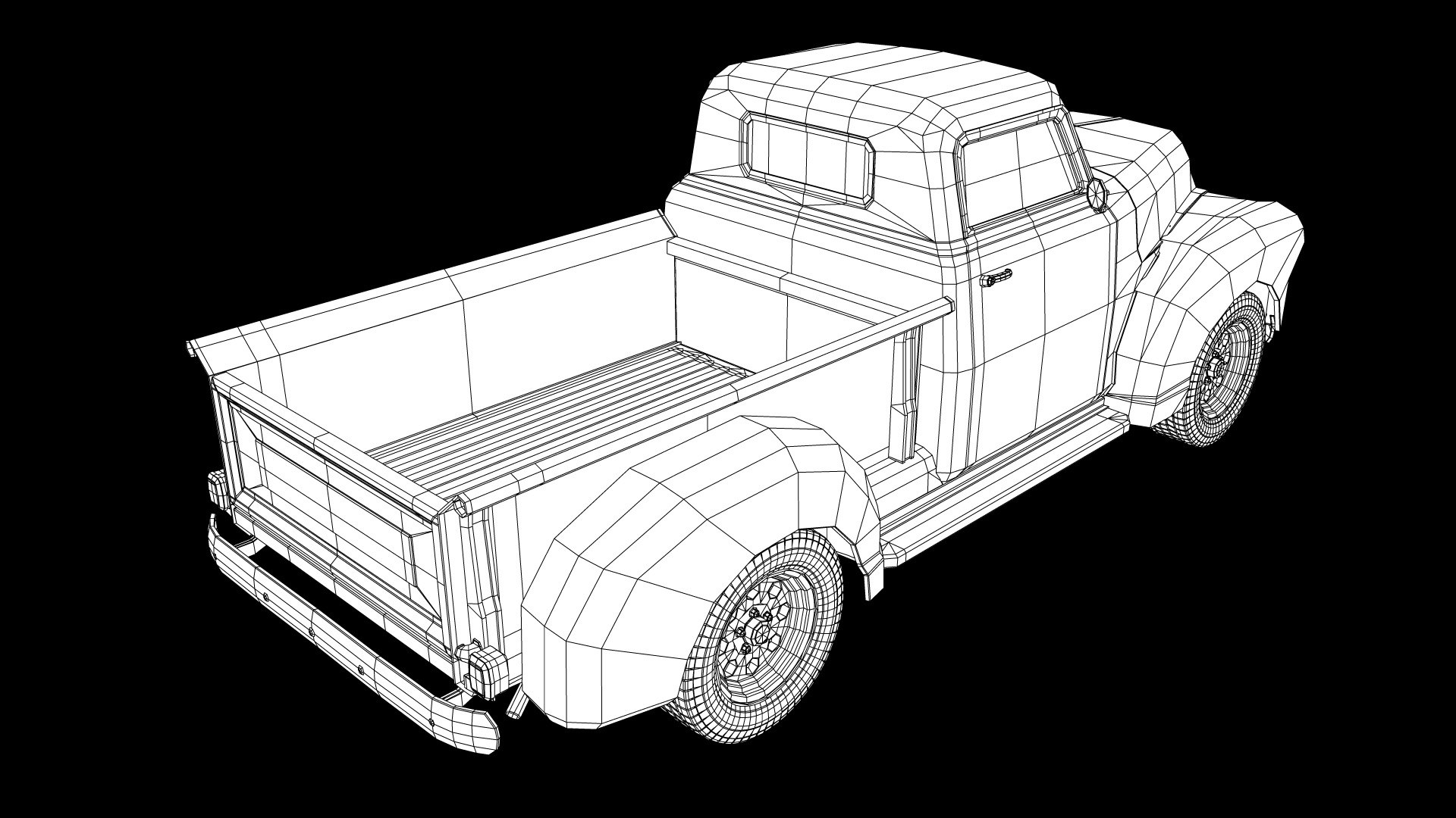 Chevrolet truck 3D model - TurboSquid 1624194