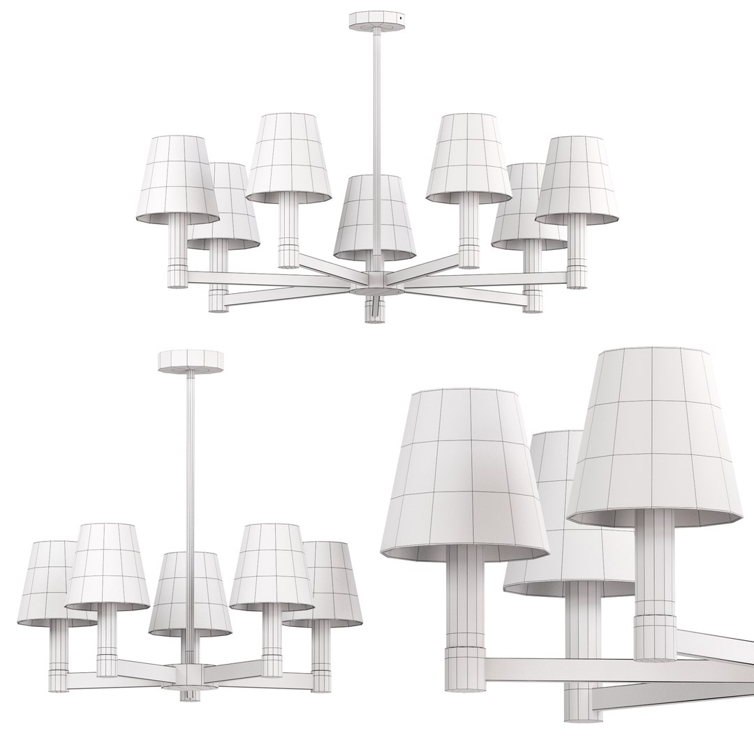 3D Eremon Chandelier Model - TurboSquid 1955418