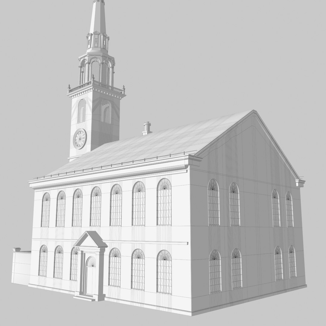 old south meeting house 3d model