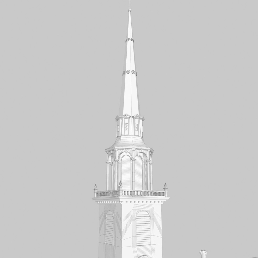 old south meeting house 3d model