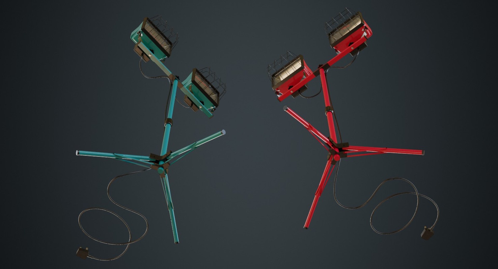 3D Mobile Construction Light 1a - TurboSquid 1412759