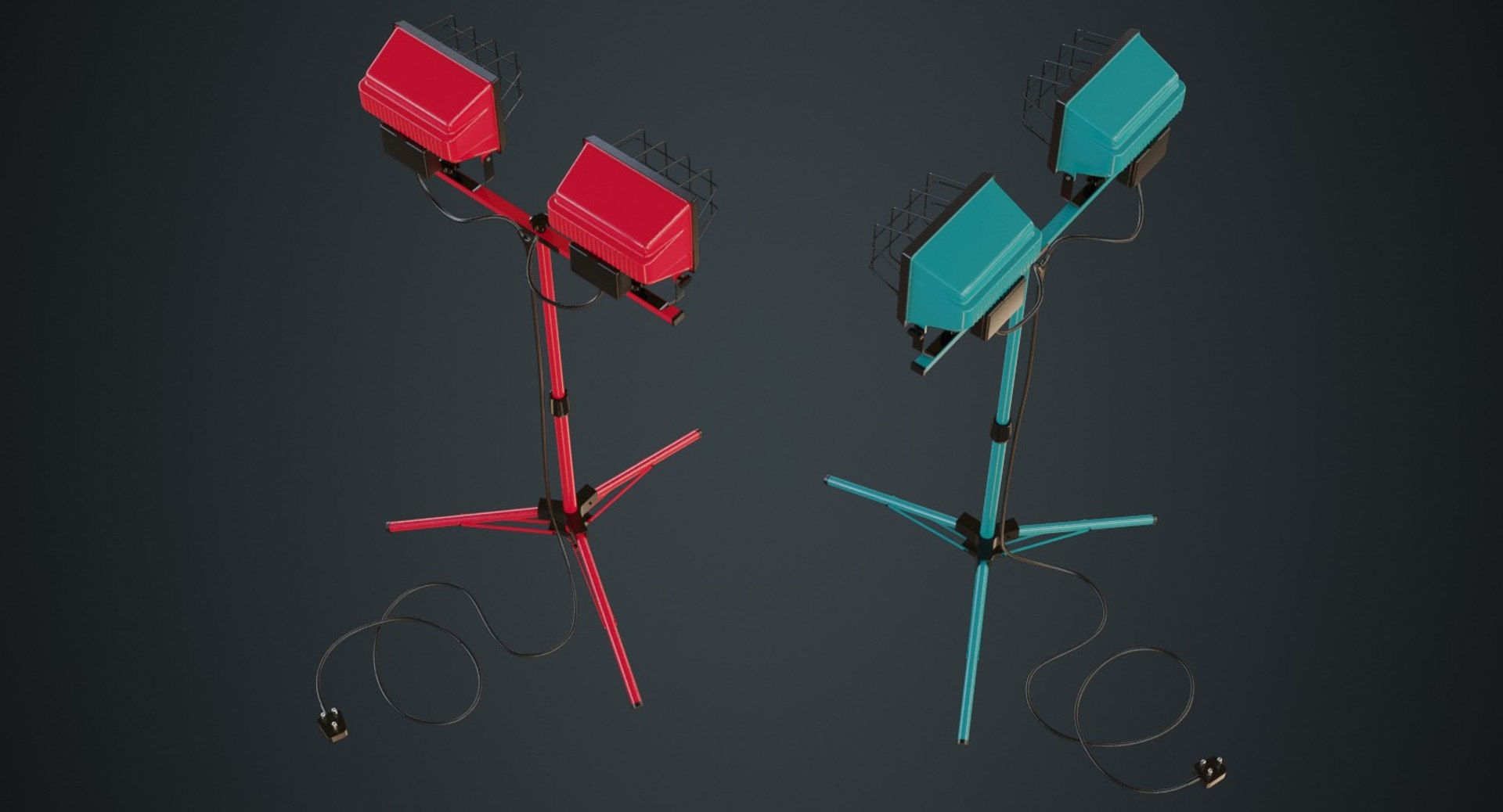 3D Mobile Construction Light 1a - TurboSquid 1412759