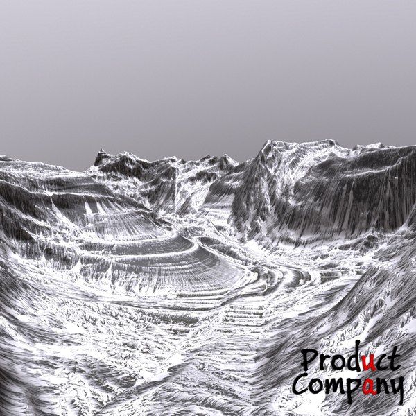 3d model cliffs terrain modeled