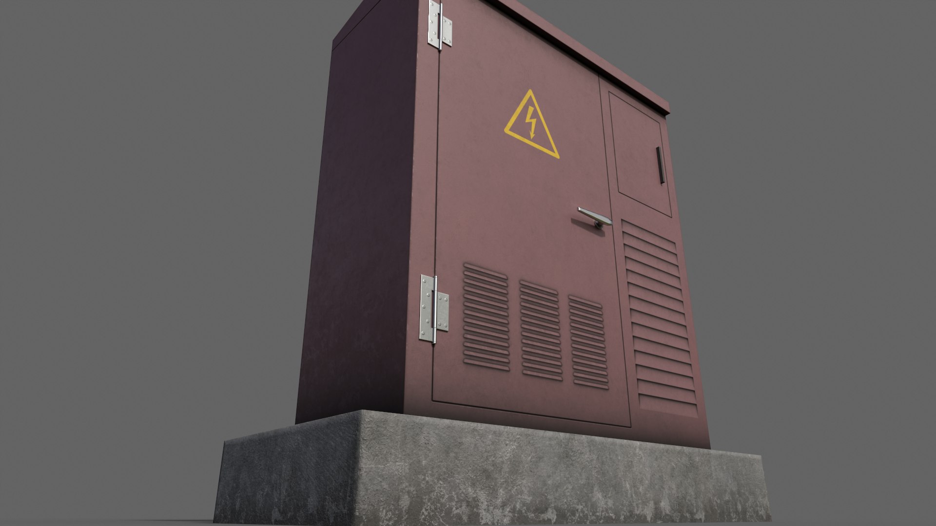 3D PBR Electric Box Red model - TurboSquid 1753923