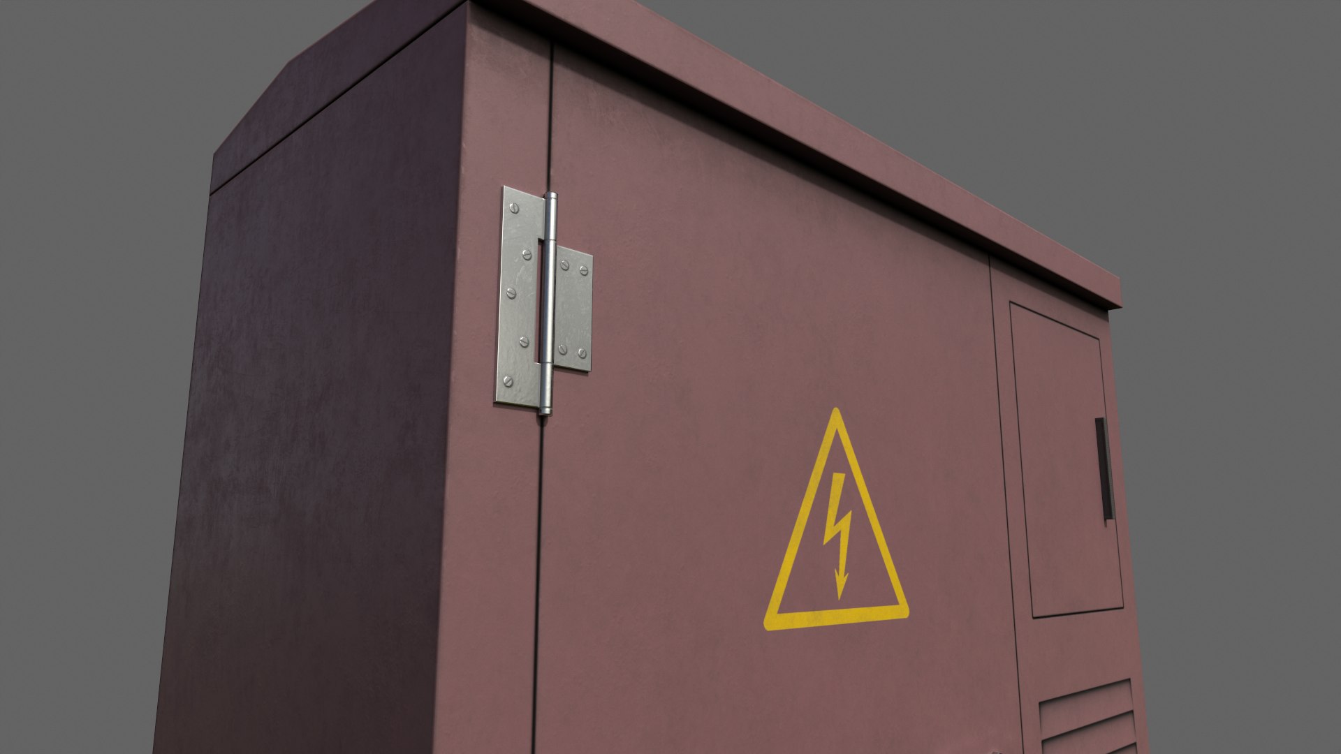 3D PBR Electric Box Red model - TurboSquid 1753923