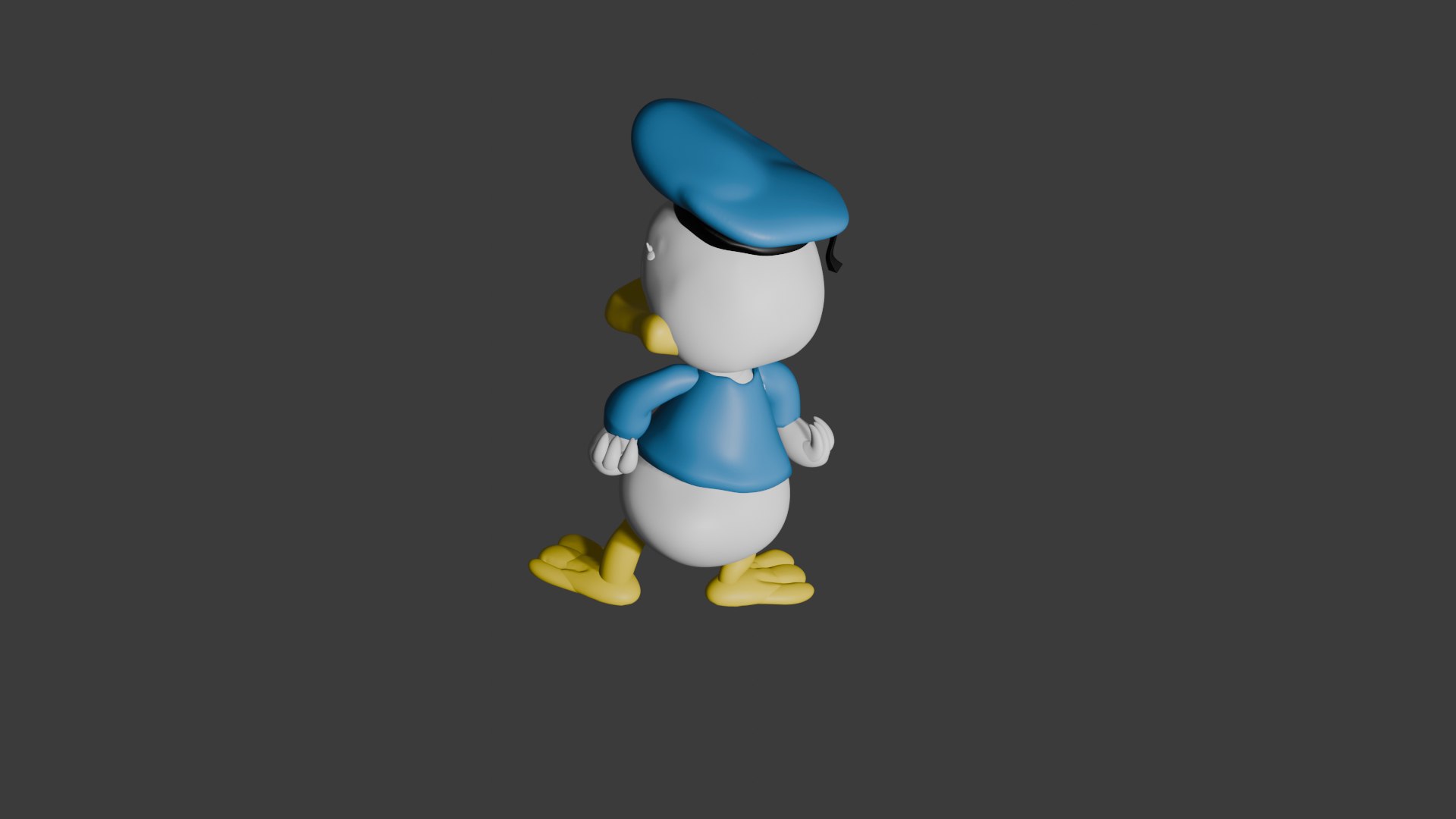 3D Donald Duck - TurboSquid 2242639