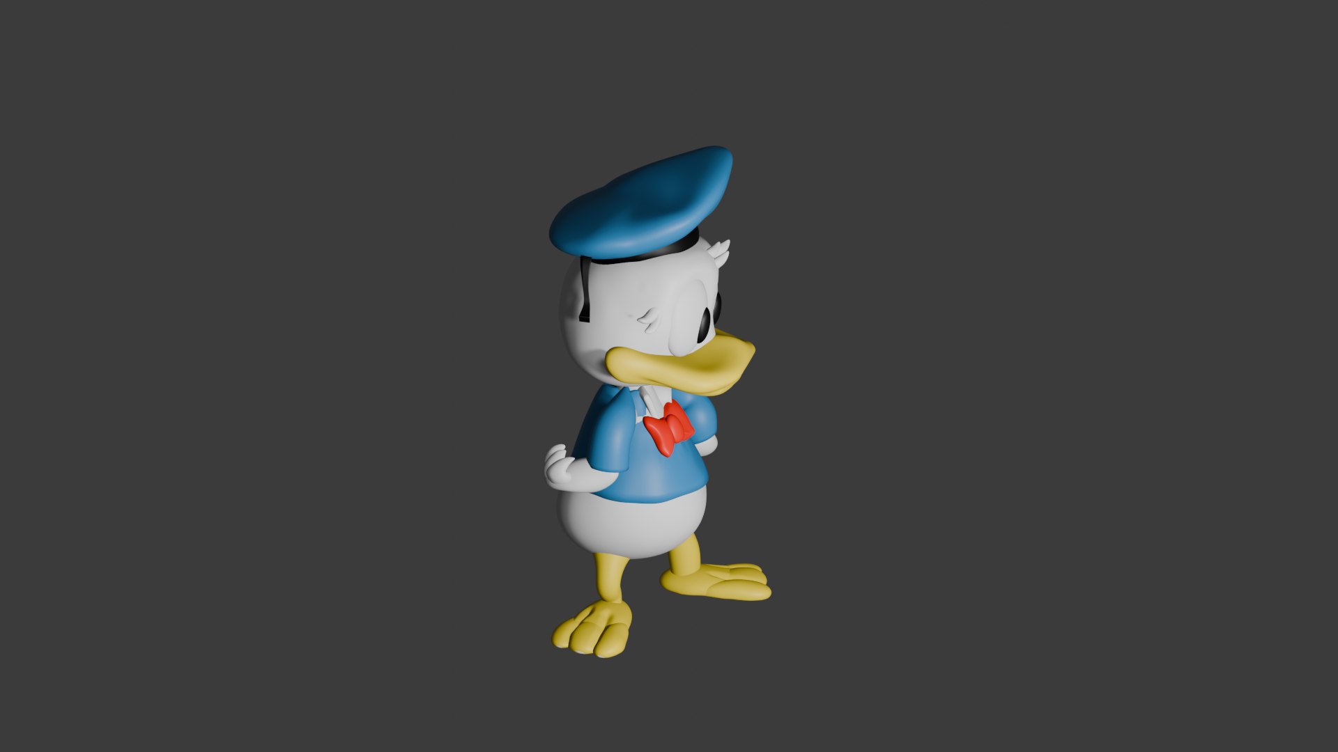 3D Donald Duck - TurboSquid 2242639
