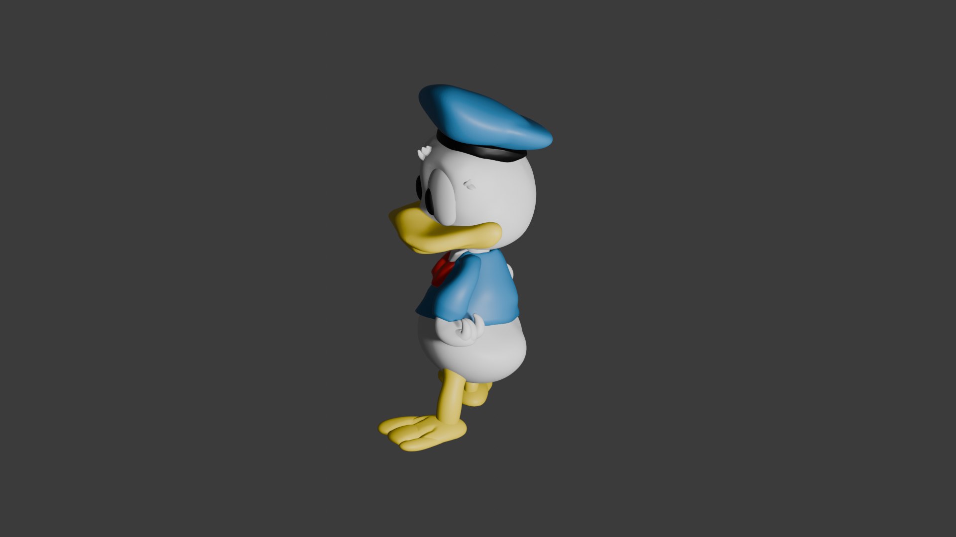3D Donald Duck - TurboSquid 2242639