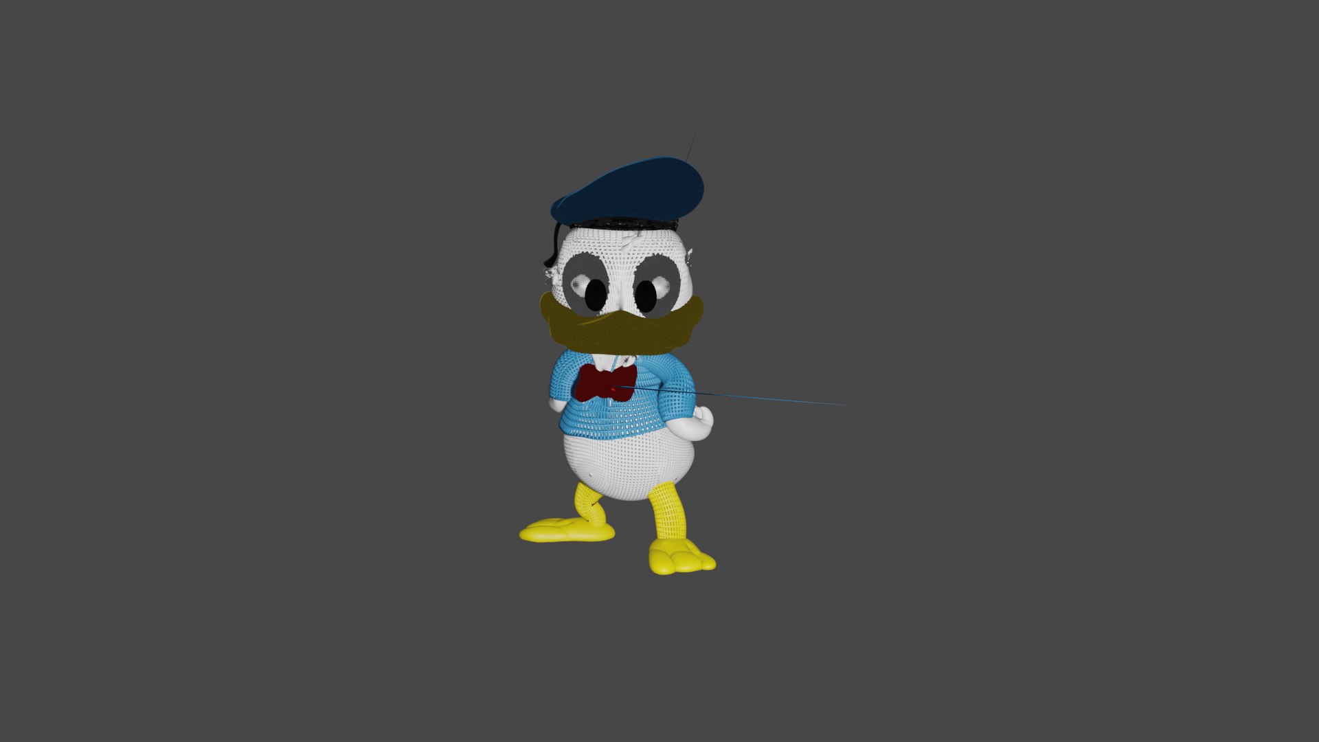 3D Donald Duck - TurboSquid 2242639