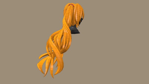 3D model hair girl anime - TurboSquid 1681930