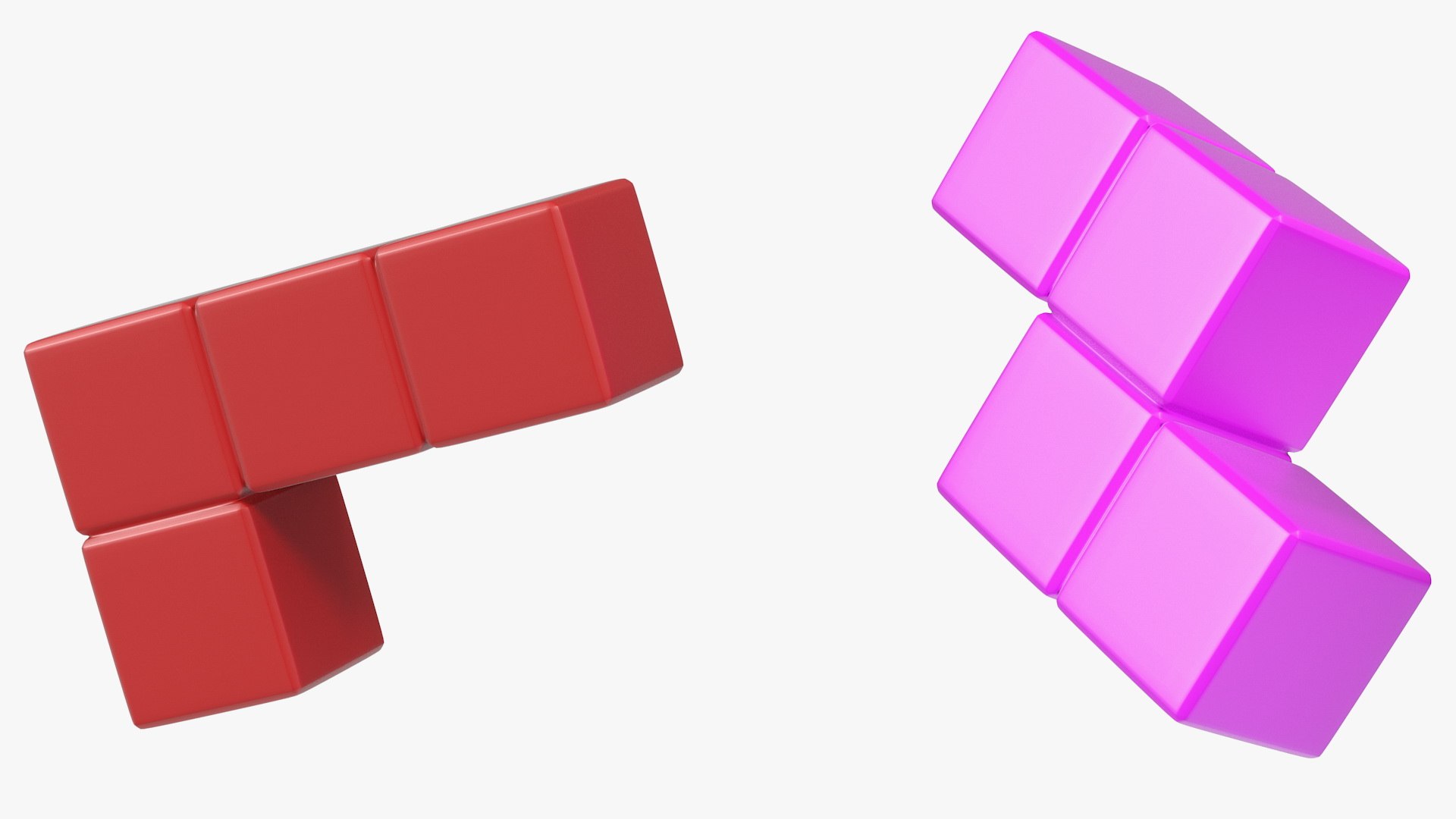 Tetris Blocks World Mapped Model - TurboSquid 1545755